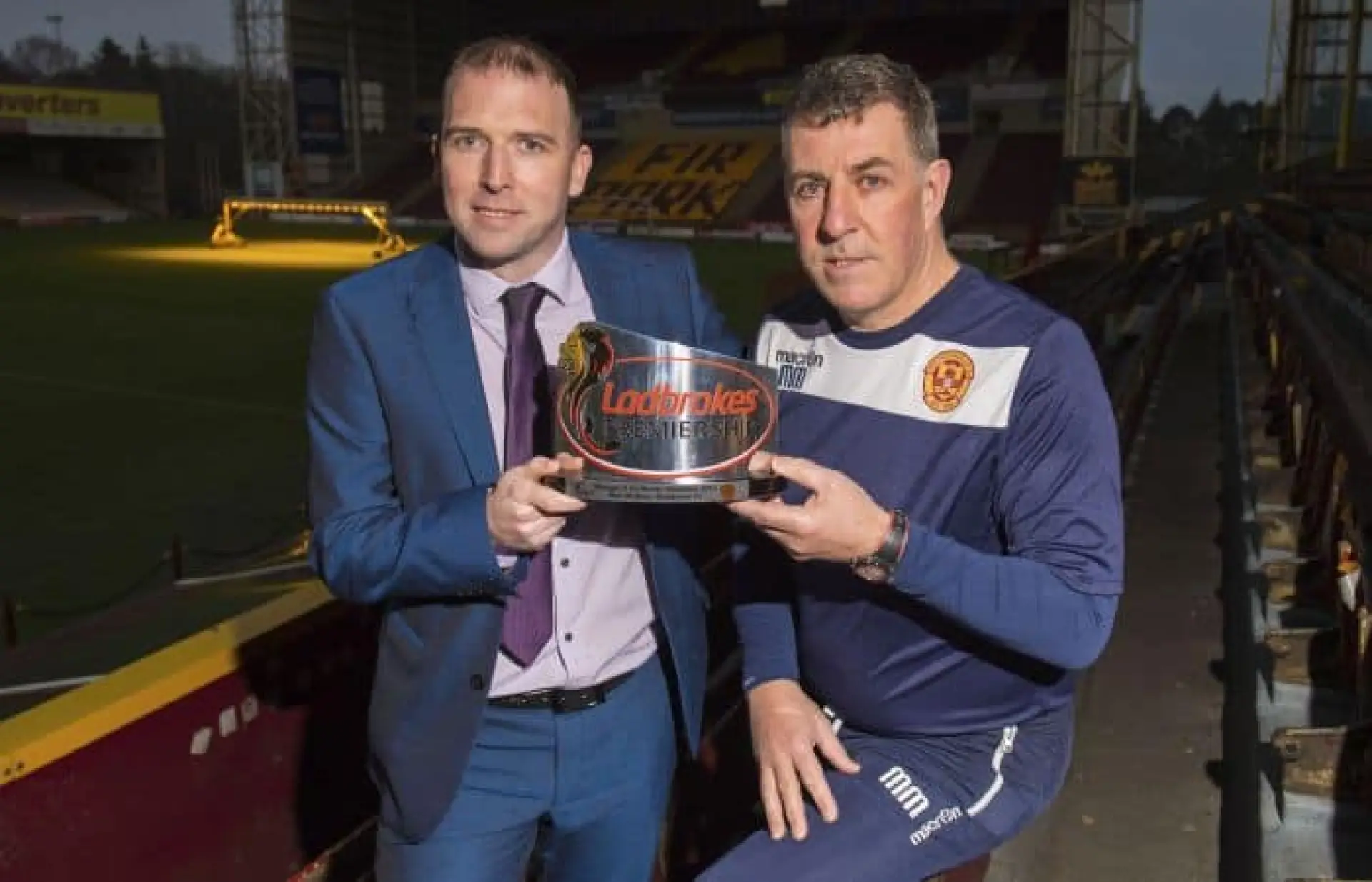 Motherwell boss cites hard work after manager of the month award