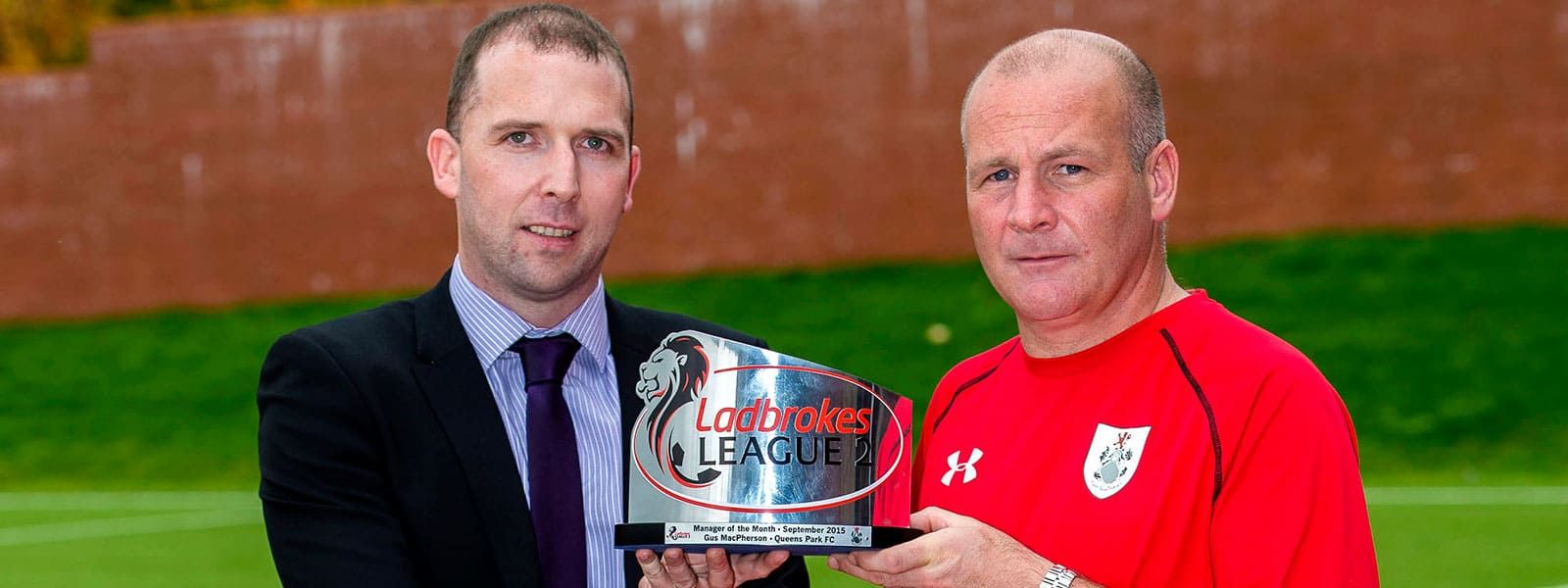 Queen’s Park’s Gus MacPherson named League 2 manager of the month