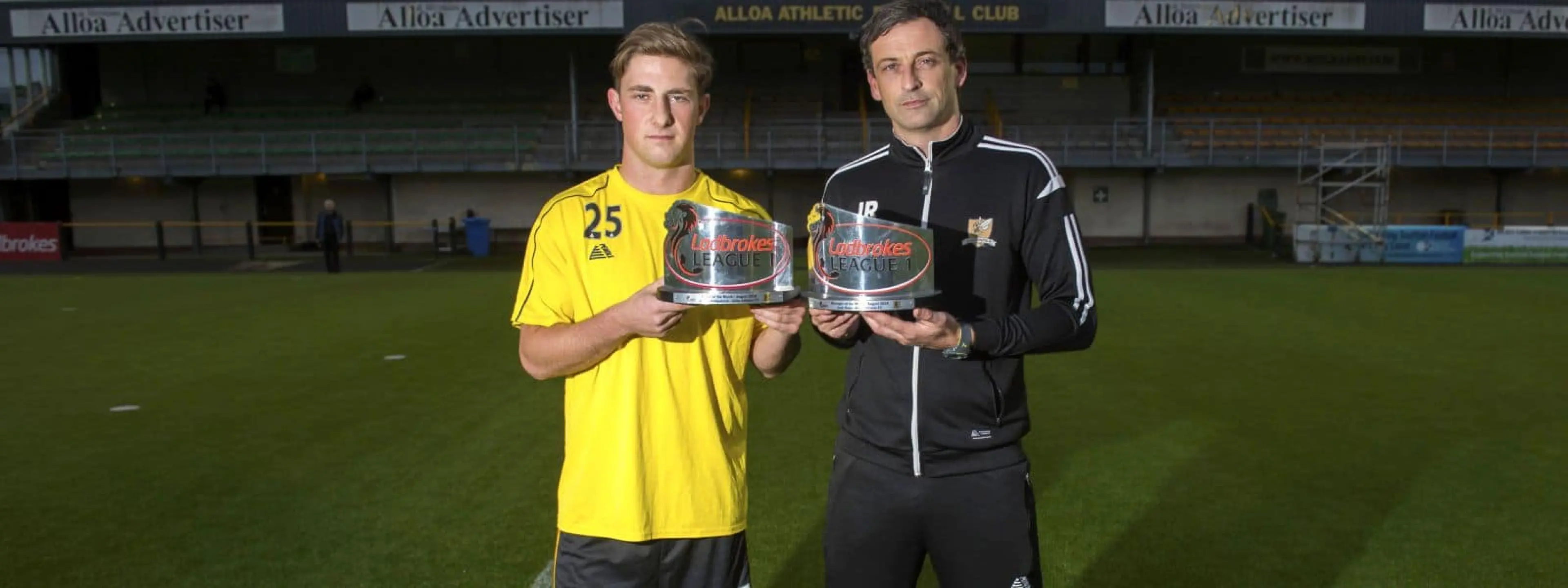 Alloa’s Jordan Kirkpatrick wins Ladbrokes League 1 Player of the Month