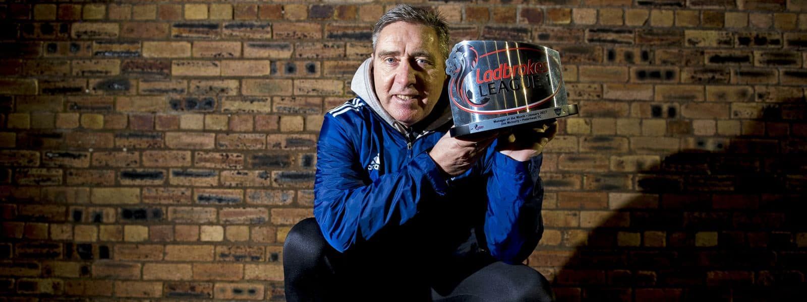 Peterhead boss named Ladbrokes League 1 Manager of the Month