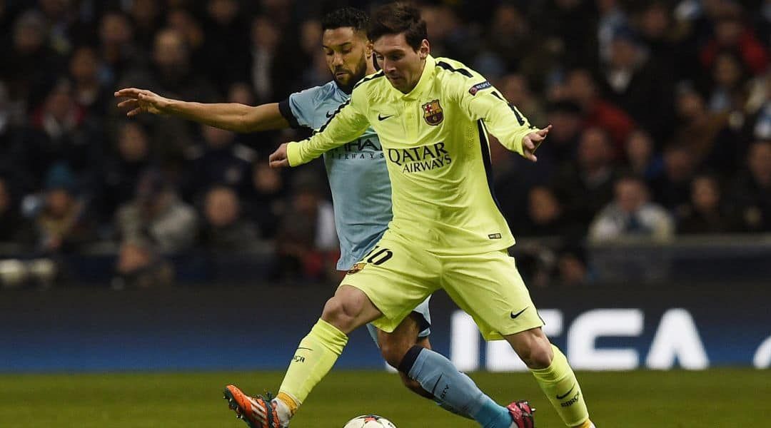 Suarez is good, but he’s not quite Messi in the nutmeg stakes